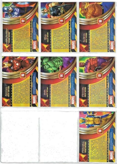 2019 Marvel Super Heroes Cards Full Set 116116 Peru Edition Spider Man