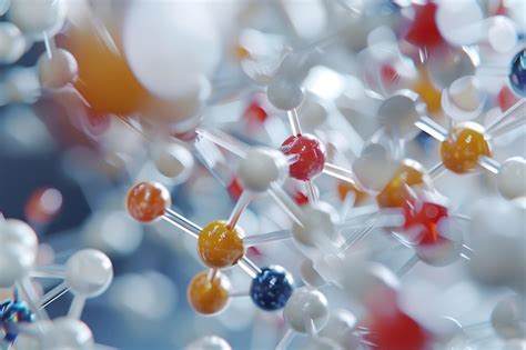 Premium Photo Biochemistry Study In Focus Intricate Molecular Models