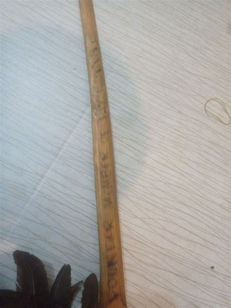 Pedang Kayu Dayak Berkhadam Hobbies And Toys Stationery And Craft Handmade Craft On Carousell