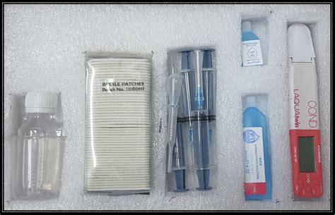 Portable Bresle Test Kit Chloride Test Kit Packaging Type Plastic
