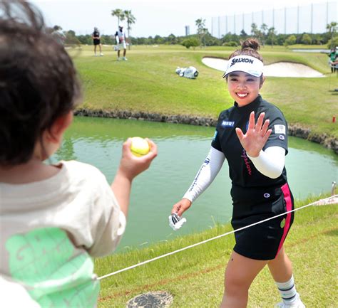 山下美夢有が66 単独首位浮上で2週連続vに王手 佐久間朱莉が1差2位リゾートトラストレディス第3r Golf報知