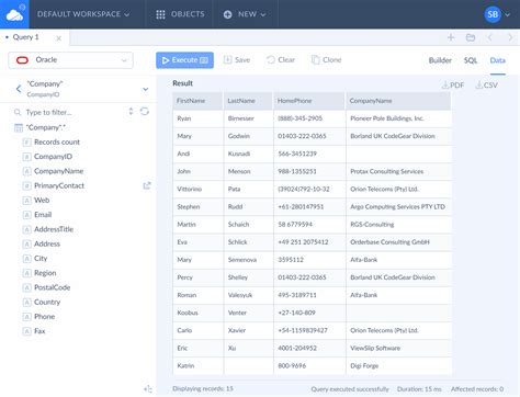 online oracle query builder and sql editor
