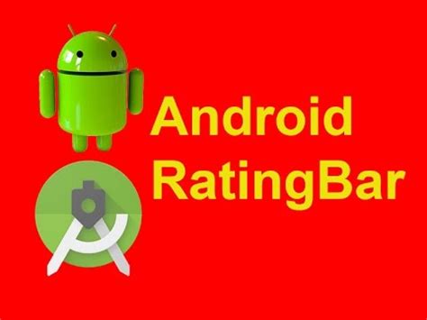 Android RatingBar In Android Studio YouTube