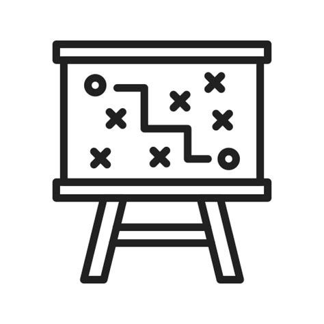 Strategy Development Generic Black Outline Icon