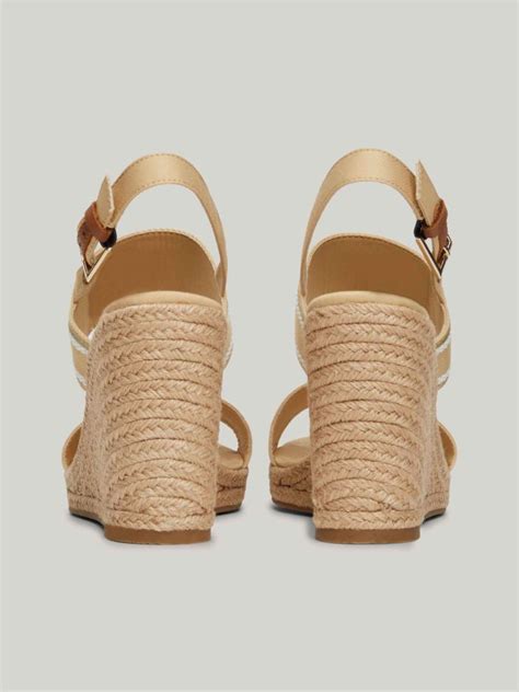 Webbing High Wedge Heel Sandals Tommy Hilfiger