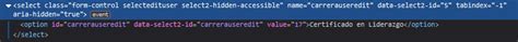 Php Select2 No Muesta En El Html El Valor Extraido De La Base De