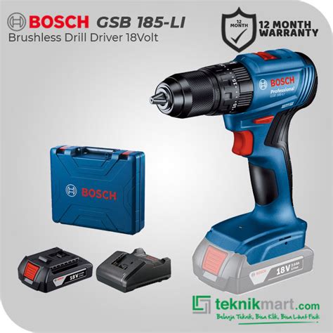 Bosch GSB Li Volt Brushless Impact Drill Bor Impact Baterai Lazada Indonesia