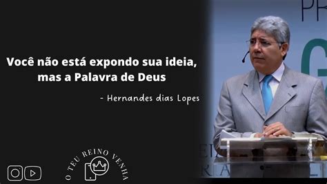 Hernandes Dias Lopes fala sobre pregação temática em sua pregação