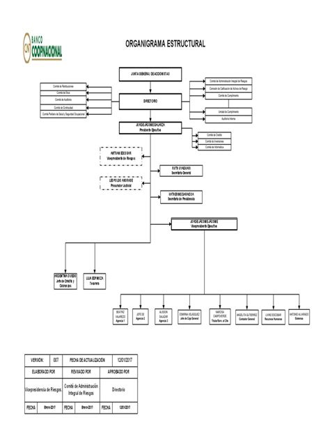 Organigrama Estructural Pdf Business