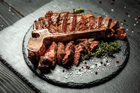 Premium Photo Dry Aged Barbecue Porterhouse Steak Grilled Beef Steak