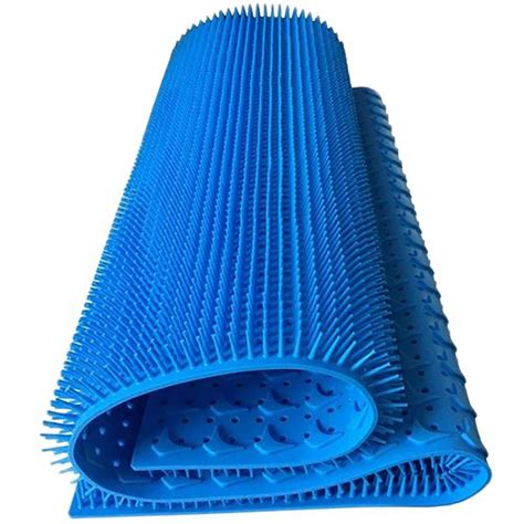 Blue Rubber Pin Mat For Home Thickness 10 Mm At ₹ 98 Piece In