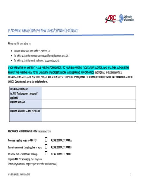 Fillable Online Pep User Form Pdf Fax Email Print Pdffiller
