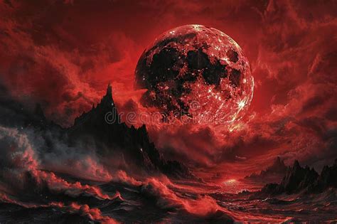 Scary Moon Sky Stock Illustrations 33 960 Scary Moon Sky Stock