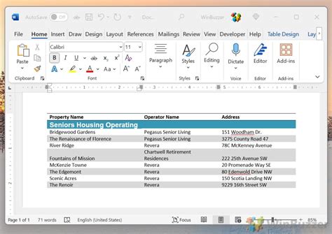 How To Insert An Excel Table Into Word Documents WinBuzzer
