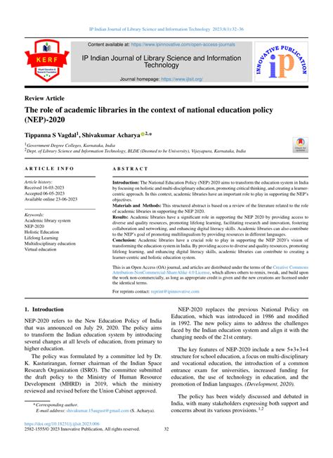 Pdf The Role Of Academic Libraries In The Context Of National