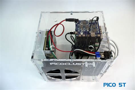 Pico 5 Raspberry 5 Pi5 Cluster 8gb Picocluster Desktop Datacenter