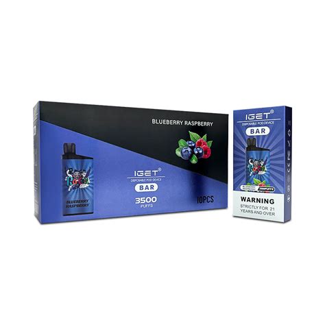 Sweet And Tangy Iget Bar Blueberry Raspberry 3500 Puffs