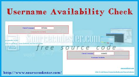How To Create Username Availability Check Using Php Sourcecodester