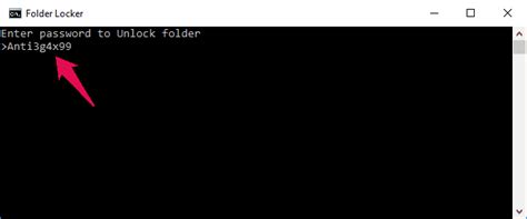 how to password protect a folder in windows 10 without software
