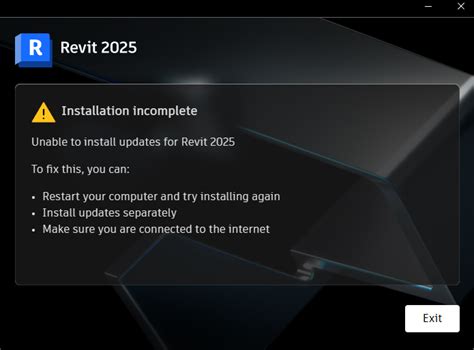 Gagal Install Revit 2025 3 Autodesk Community