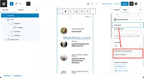 How To Show Last Widget Fixed In Generatepress Theme Sidebar Webnots