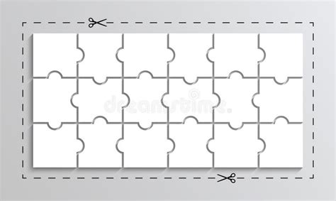 Scissor With Dash Cut Line Dotted Marks In Rectangle Shape On Voucher
