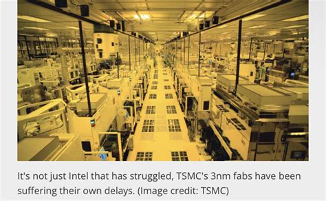 Intel Could Match TSMC For Chip Transistor Density Later This Year H Ard Forum