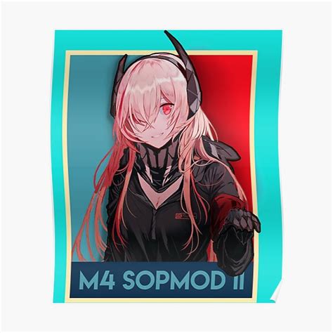 M4 Sopmod Ii Poster By Feicorp Redbubble