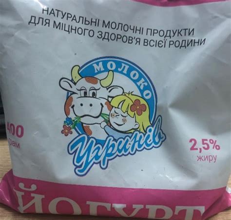 Йогурт натуральний питний 2 5 Угринів калорійність харчова цінність ⋙tablycjakalorijnosti
