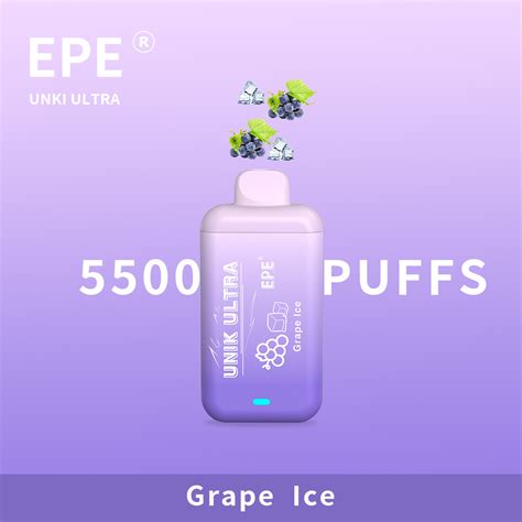 Origianl Product Disposable Vape Rechargeable Epe Unik Ultra 5500