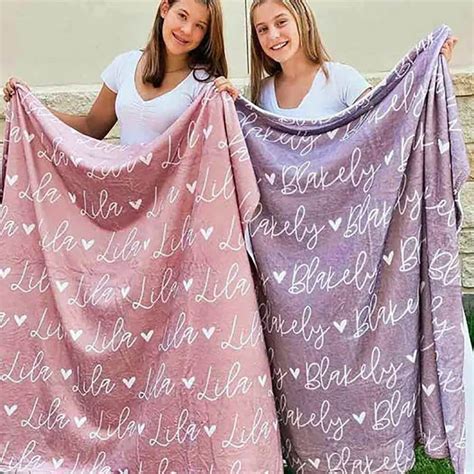 Lofaris Personalized Name Fleece Blanket For T Personalized