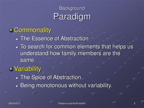 Ppt Patterns And Antipatterns Powerpoint Presentation Free Download Id 6737191