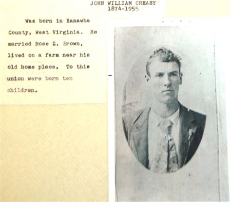 John William Creasy 1874 1955 Find A Grave Memorial