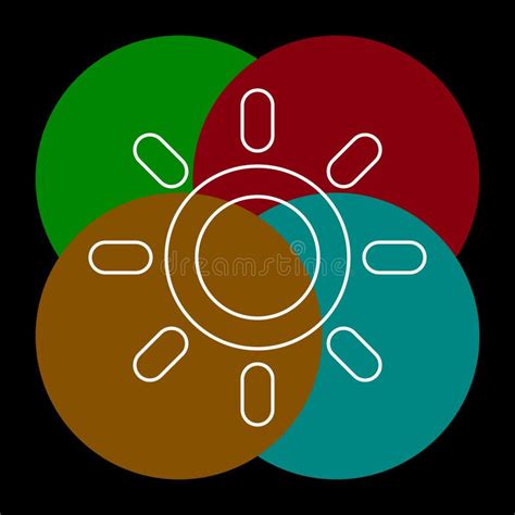 Icono Del Vector De La Previsi n Metereol gica Ilustración del Vector