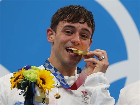 British Diver Tom Daley Who Just Won His First Gold Medal At The