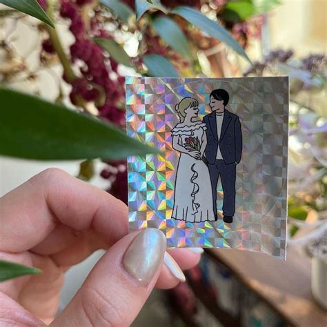 教えてもらいました♡ふたりのイラストをビックリマンシール風にキラキラ印刷する方法 Marry マリー