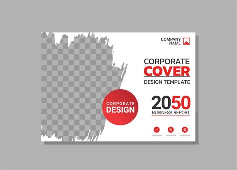 Diseño Horizontal De Portada De Libro Corporativo 13543222 Vector En