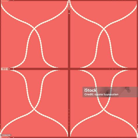 seamless geometric pattern with belts ropes and buckles complex vector