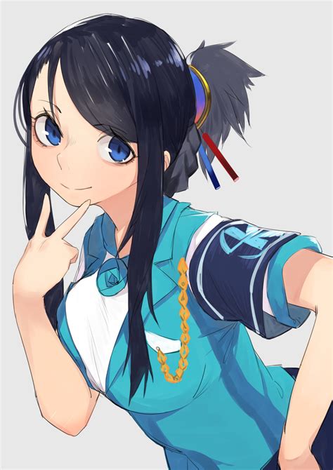 The Big Imageboard Tbib 1girl Aiguillette Alternate Hairstyle