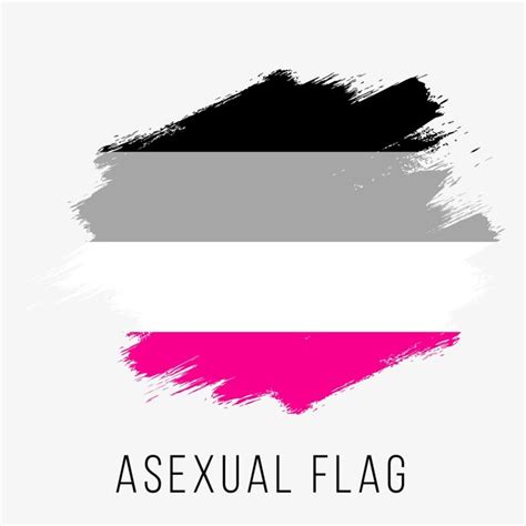 Modelo De Design De Identidade Sexual Assexual Lgbt De Bandeira Do