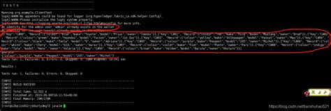 Fabric143 运行fabcarjava Springboot Fabric14 Fabcar Csdn博客