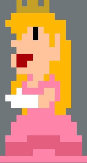 Princess Peach Nes Sprite By Ryanmlinn On Deviantart