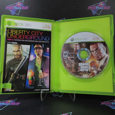 Grand Theft Auto Episodes From Liberty City Xbox 360 Complete CIB