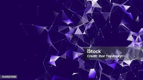 연결된 점과 선이 있는 추상 3d 그림 디자인 프리젠 테이션에 대 한 아름 다운 배경입니다 3d 렌더링 0명에 대한 스톡 사진 및 기타 이미지 Istock