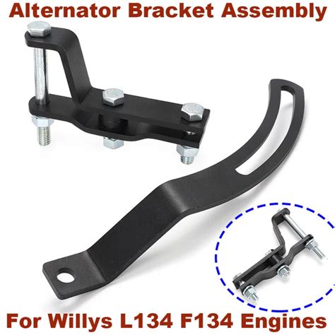 For Jeep Willys Cj2a Alternator Bracket Assembly Kit L134f134 Cj3b