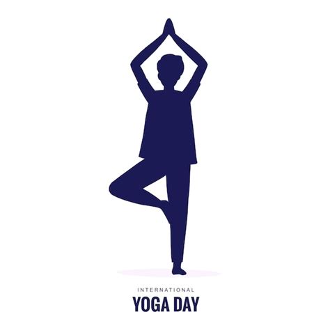 Силуэт мужчины в позе йоги на фоне карты Бесплатно векторы