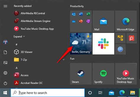 How To Make The Windows 10 Weather Display Temperature In C Or F