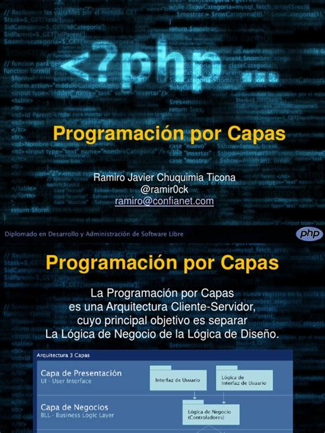 Programacion Por Capas Php Pdf Tecnología E Ingeniería