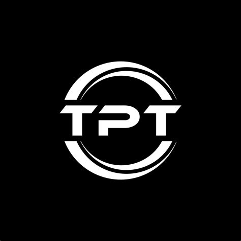 Tpt Letter Logo Design In Illustration Vector Logo Calligraphy
