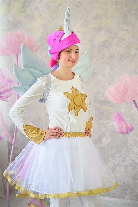 Princess Celestia Costume Girls